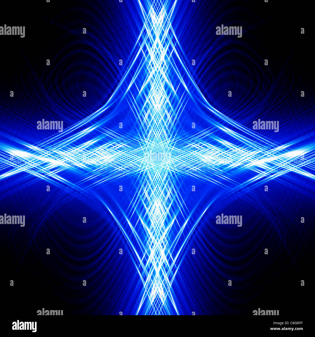 abstract blue cross Stock Photo - Alamy