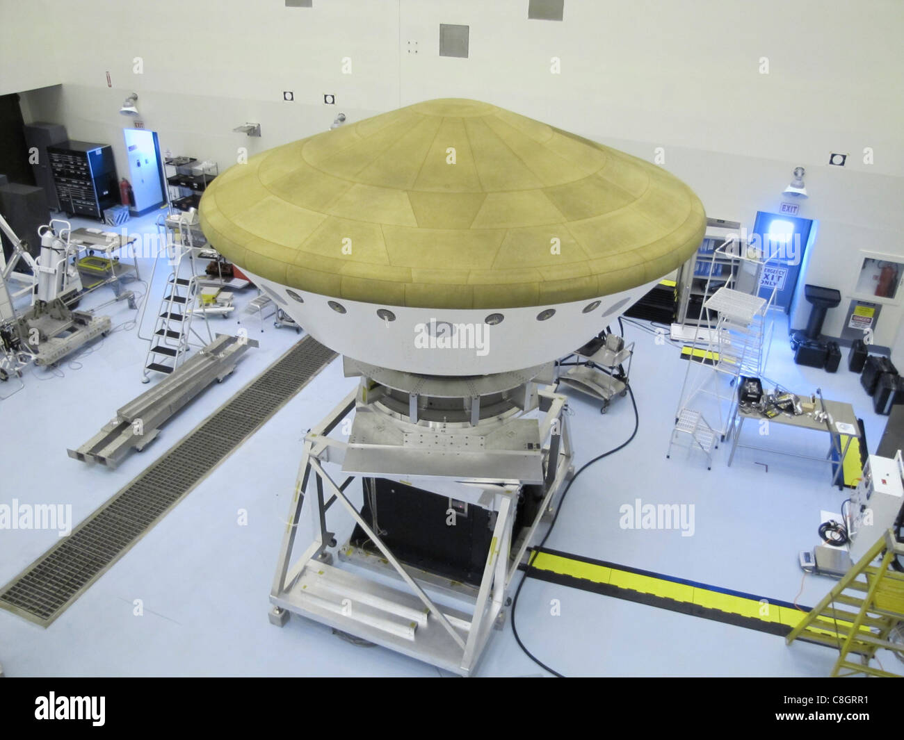 Mars Science Laboratory Aeroshell with Curiosity Inside Stock Photo - Alamy