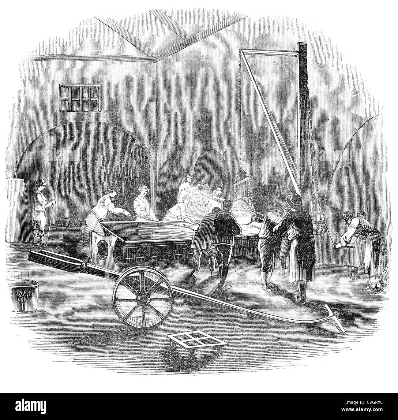 Plate glass casting furnace windows window double glazing pane Bay ...