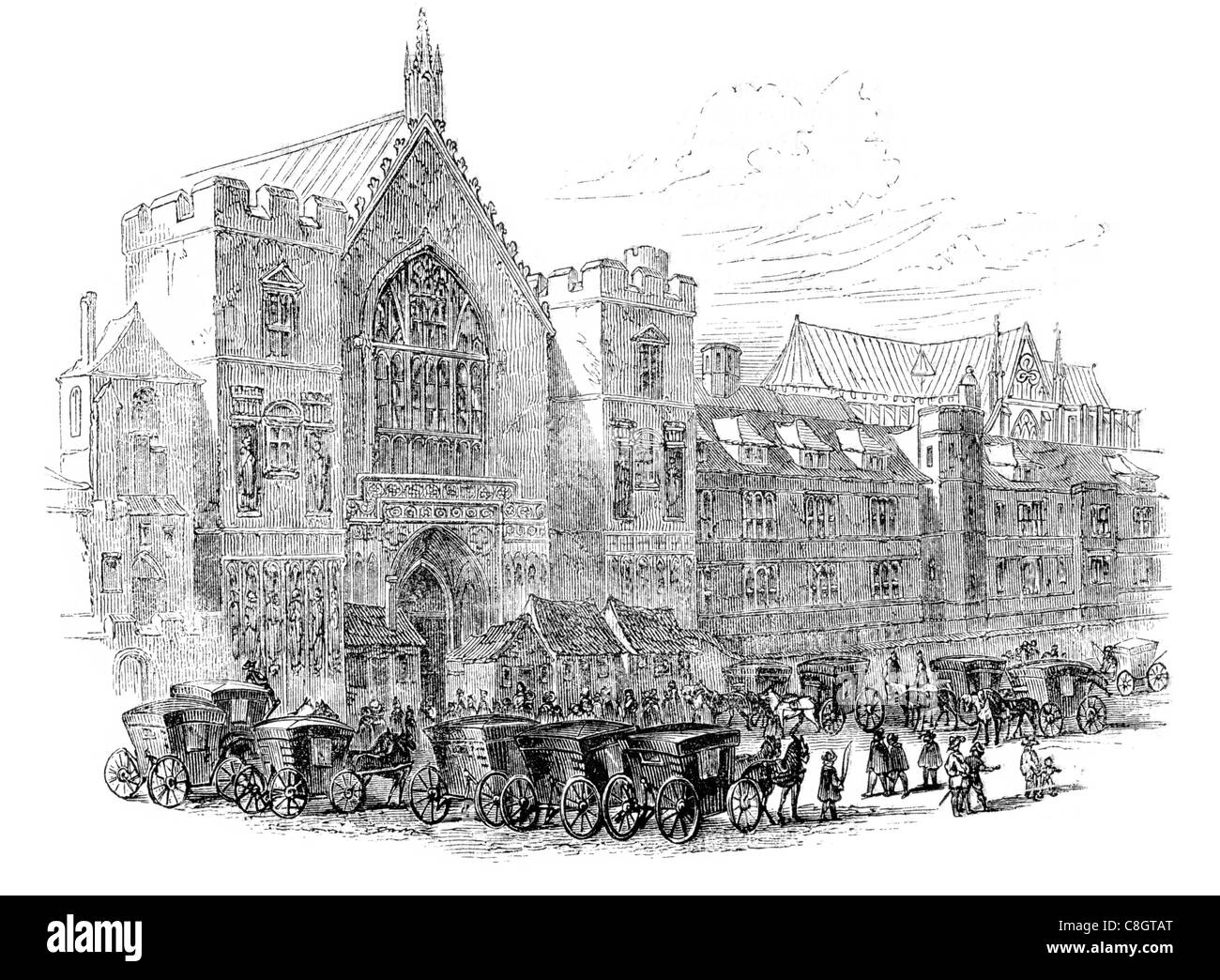 Hackney coaches time of Charles I carriage chariot stagecoach cart ...