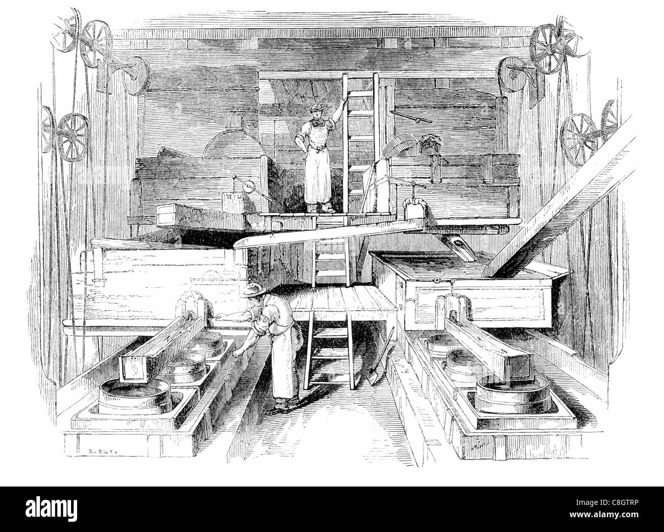 Textile mill 1800 coal hi-res stock photography and images - Alamy