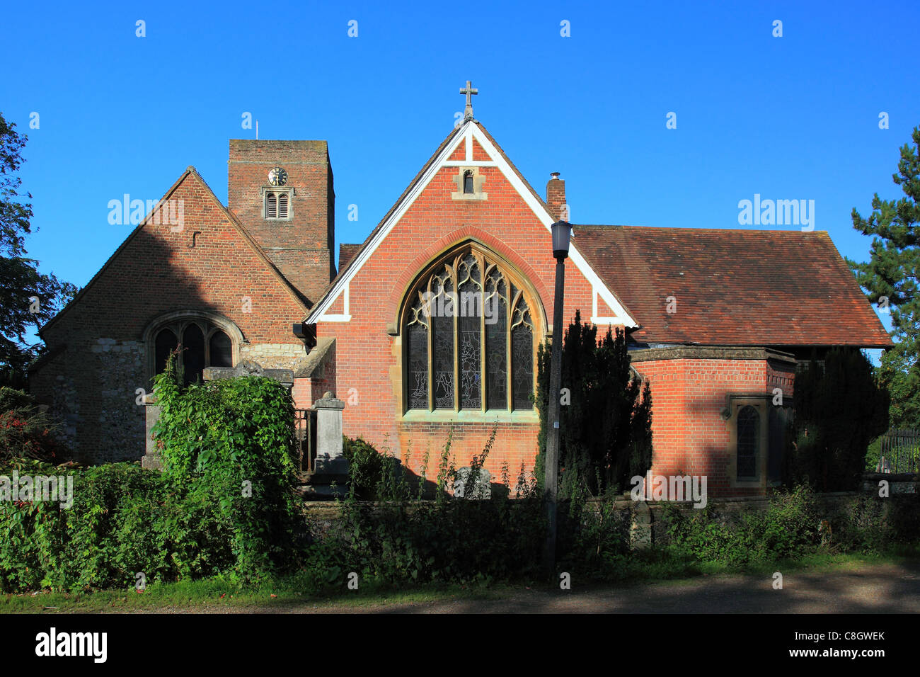 St john the baptist church old malden hi-res stock photography and ...