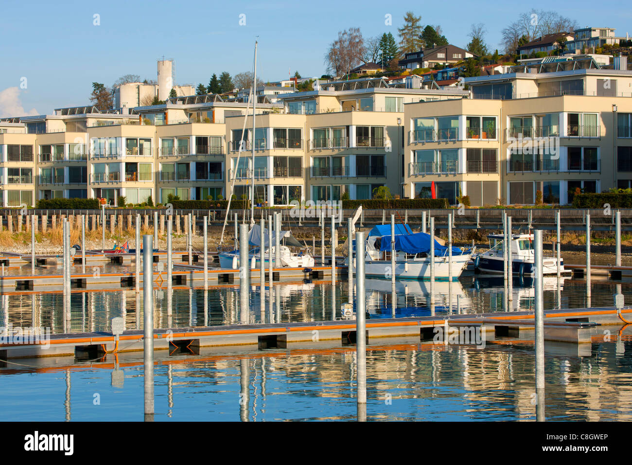 Staad, Switzerland, Europe, canton St. Gallen, lake of Constance ...