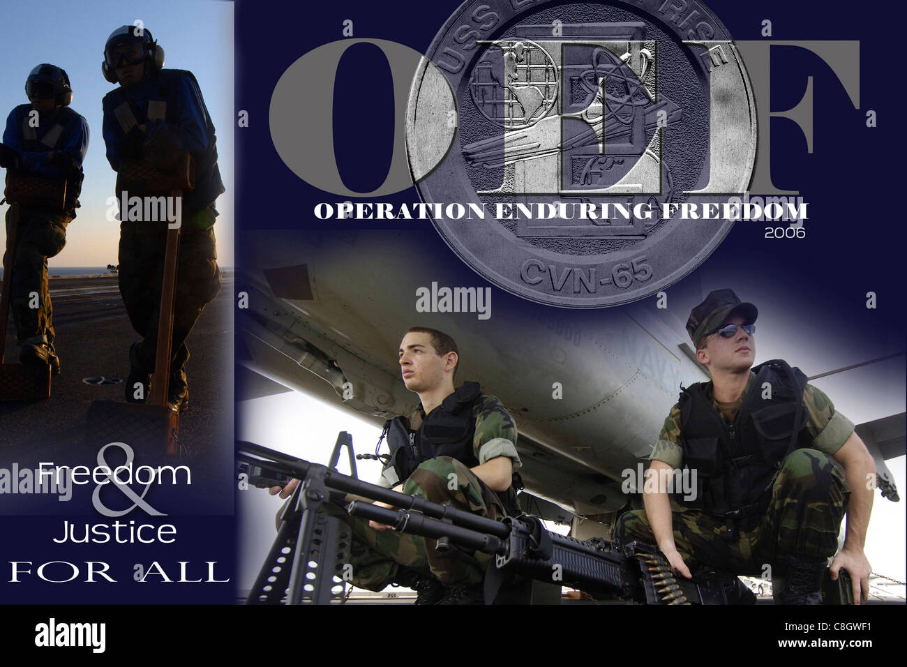 Illustration displays crew members involved in Operation Enduring ...