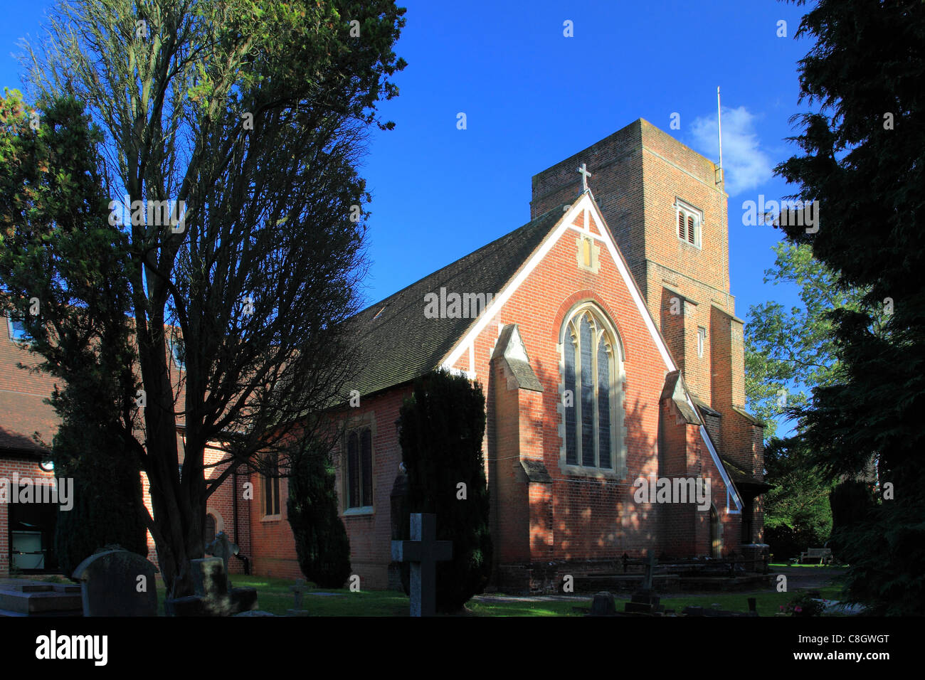 St john the baptist church old malden hi-res stock photography and ...