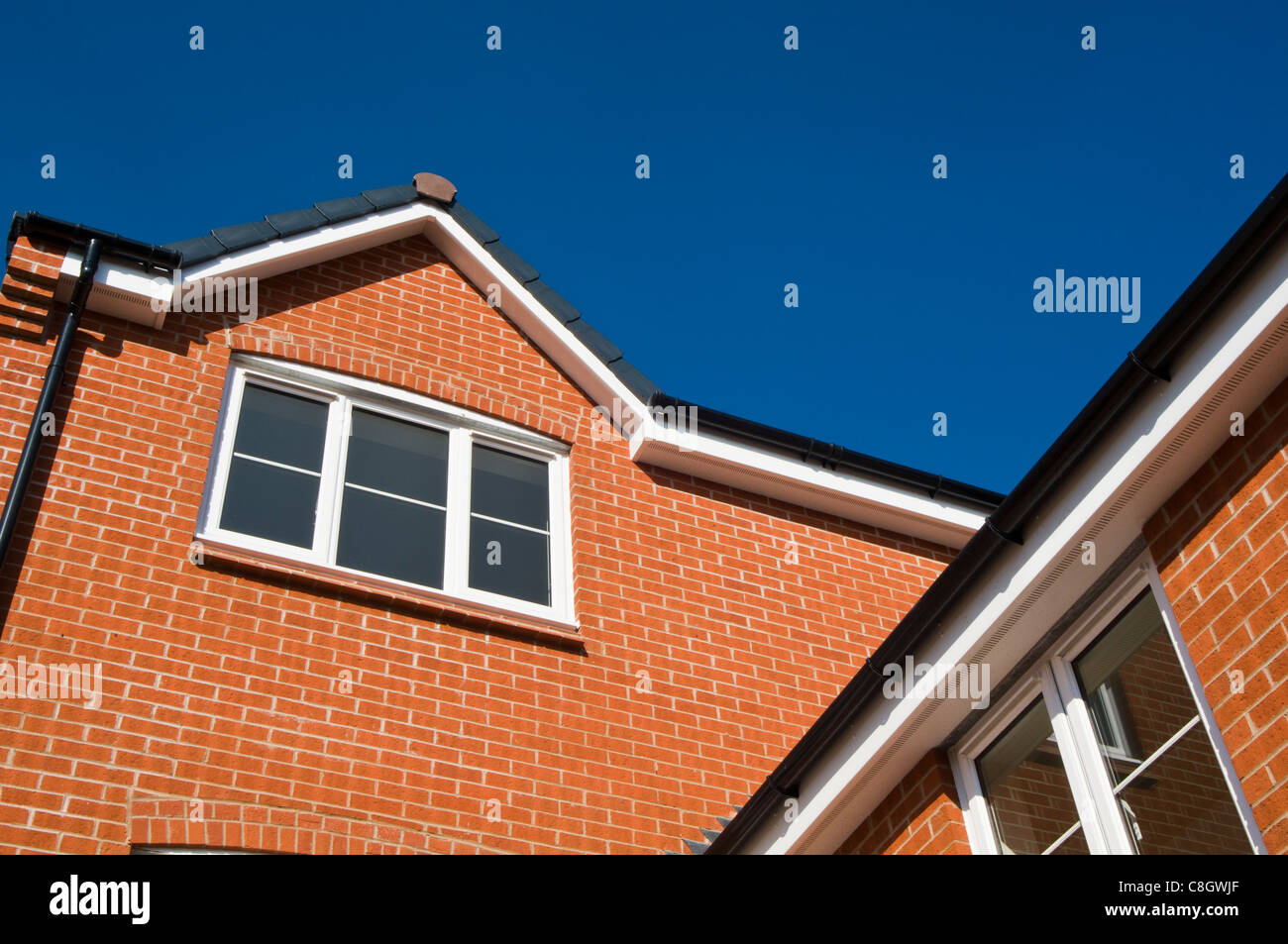 Architecture Upper floor of house Stock Photo - Alamy
