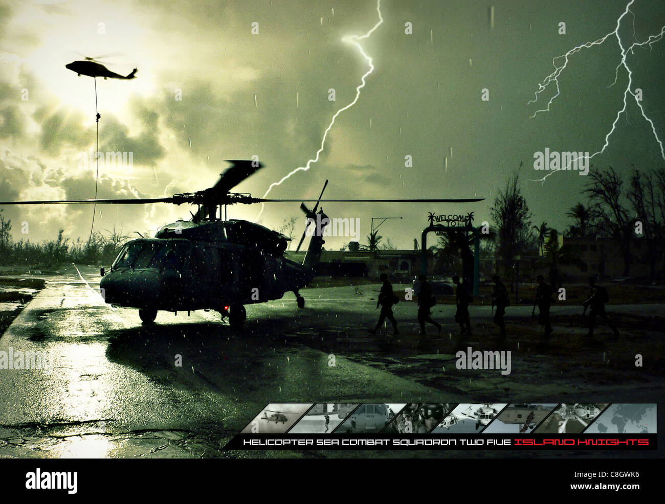 Photo Illustration of Helicopter Sea Combat Squadron (HSC) 25 ...