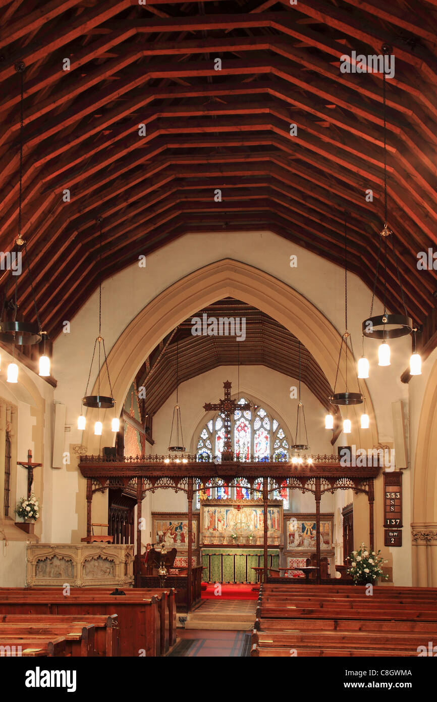 St john the baptist church old malden hi-res stock photography and ...