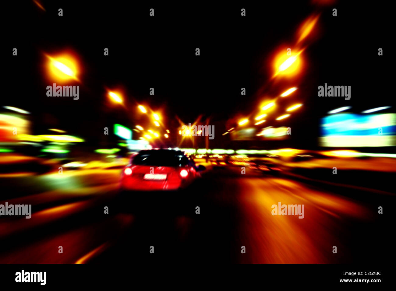 City light racing hi-res stock photography and images - Alamy