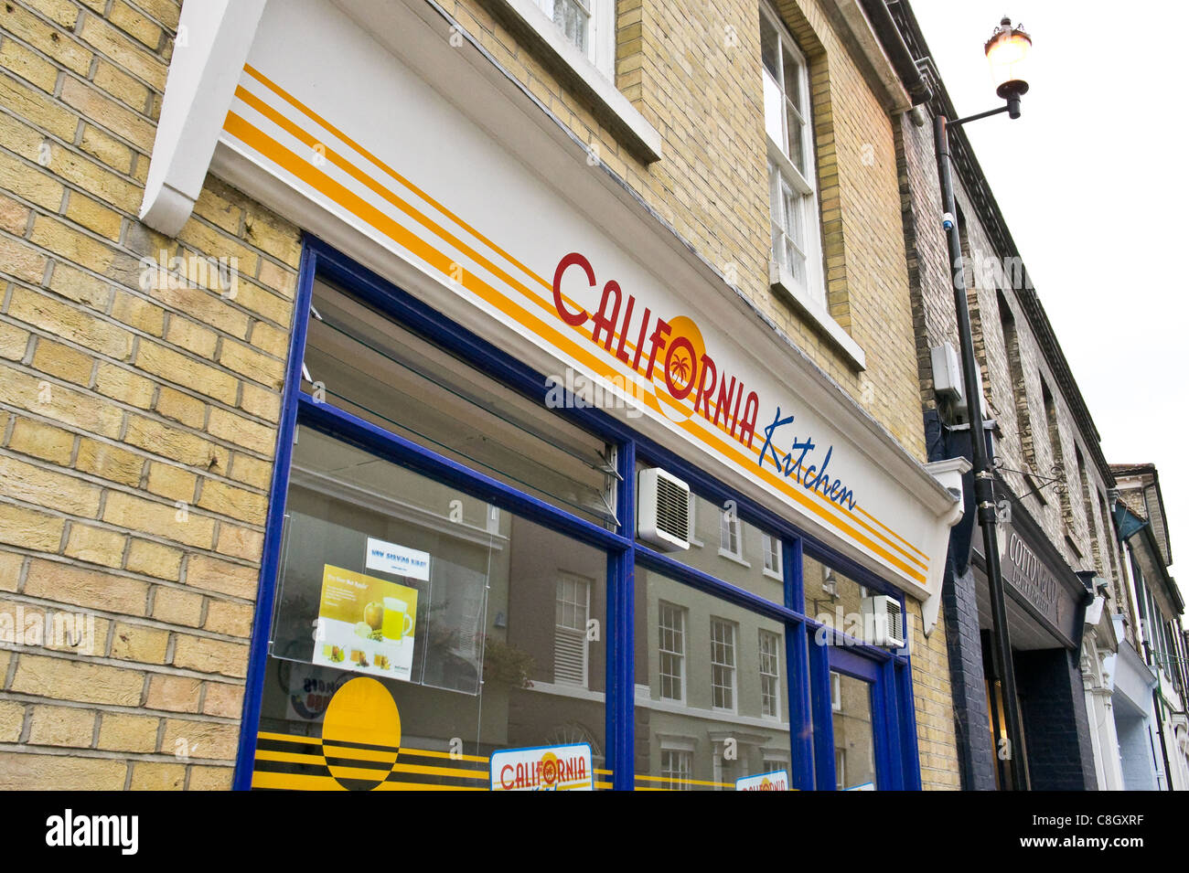 California kitchen american style cafe in Bury St Edmunds Stock Photo ...