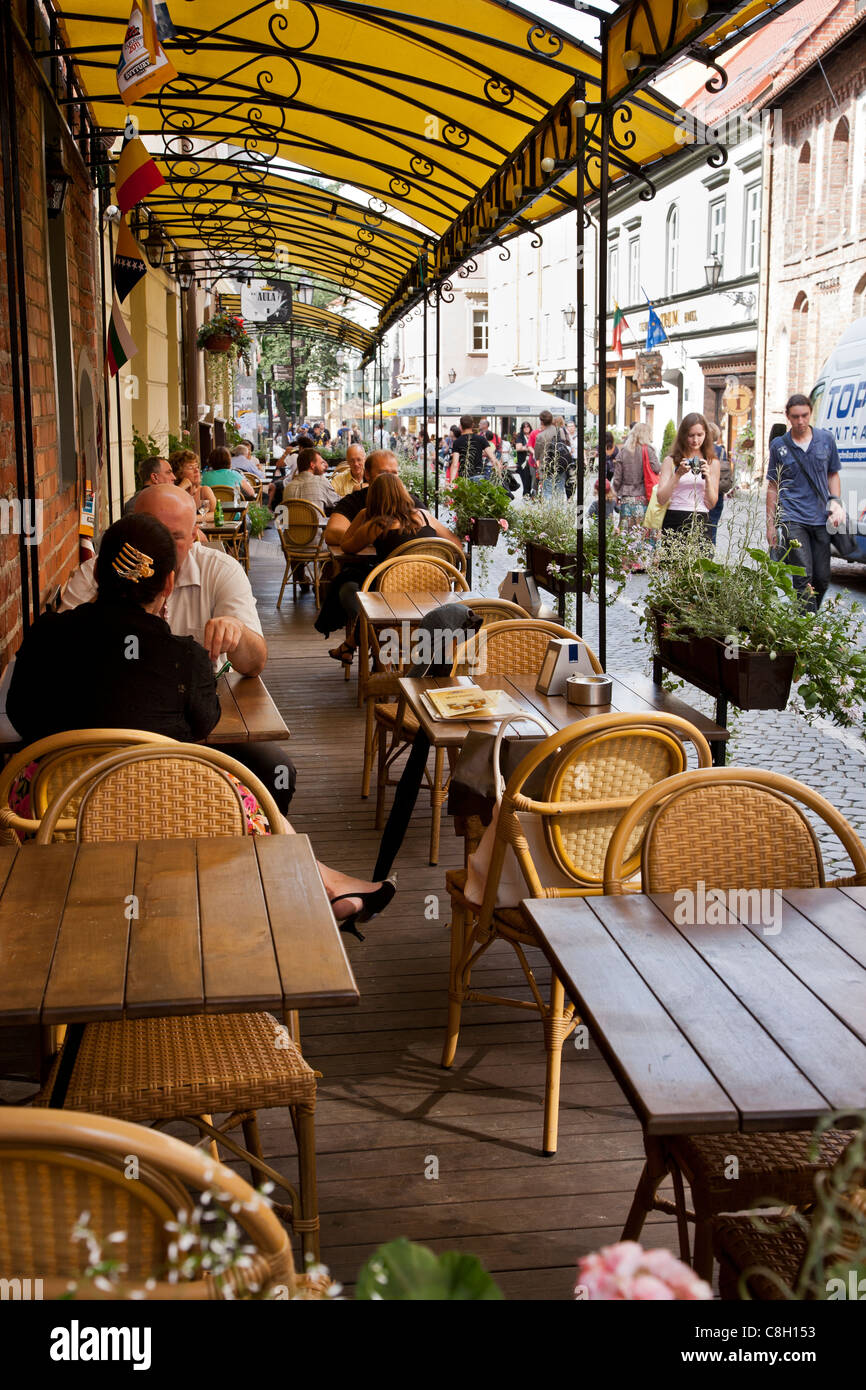 Cafe in vilnius hi-res stock photography and images - Alamy
