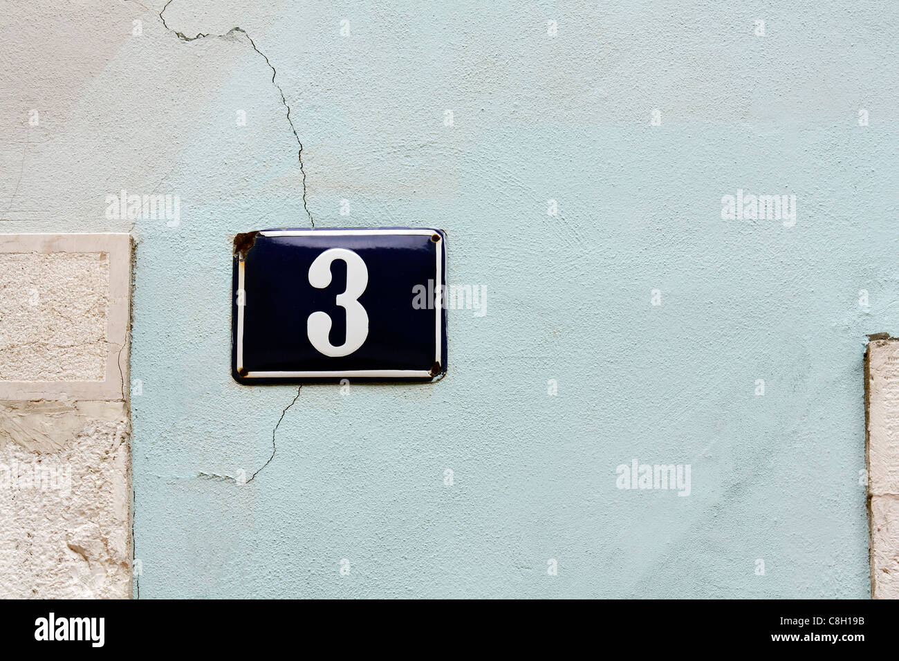 Concept image of a number three Stock Photo - Alamy