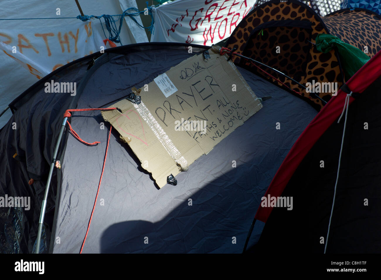 Placards banners posters anti capitalist hi-res stock photography and ...