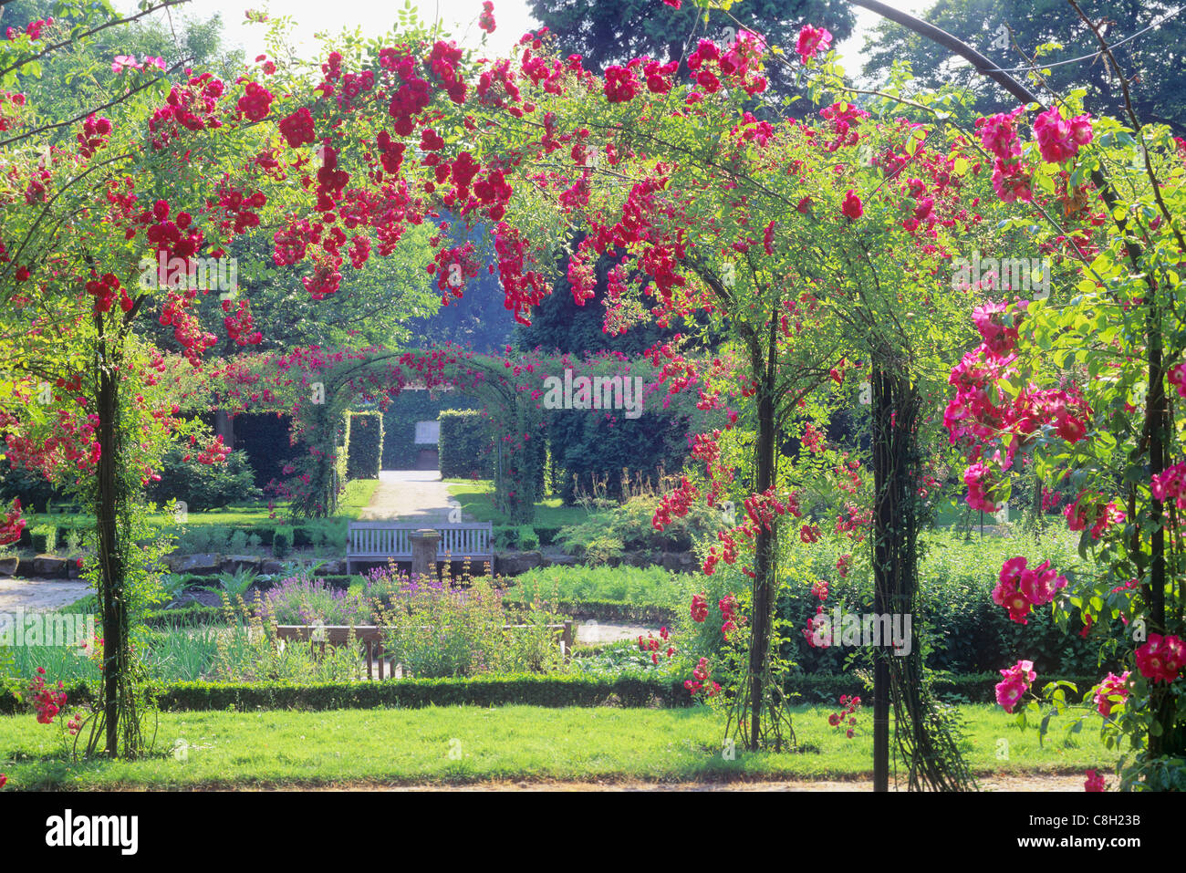 Netherlands, Holland, Europe, Groningen, Uithuizen, Menkemaborg, castle ...