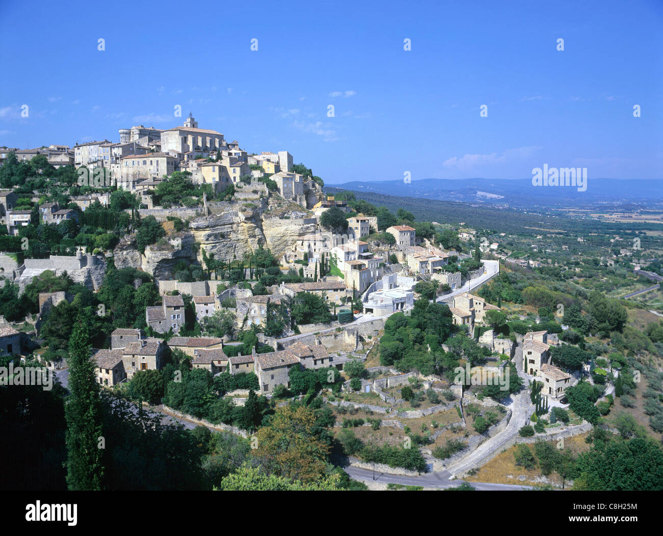 France, Europe, Vaucluse, Provence, Gordes, medieval, fortification ...
