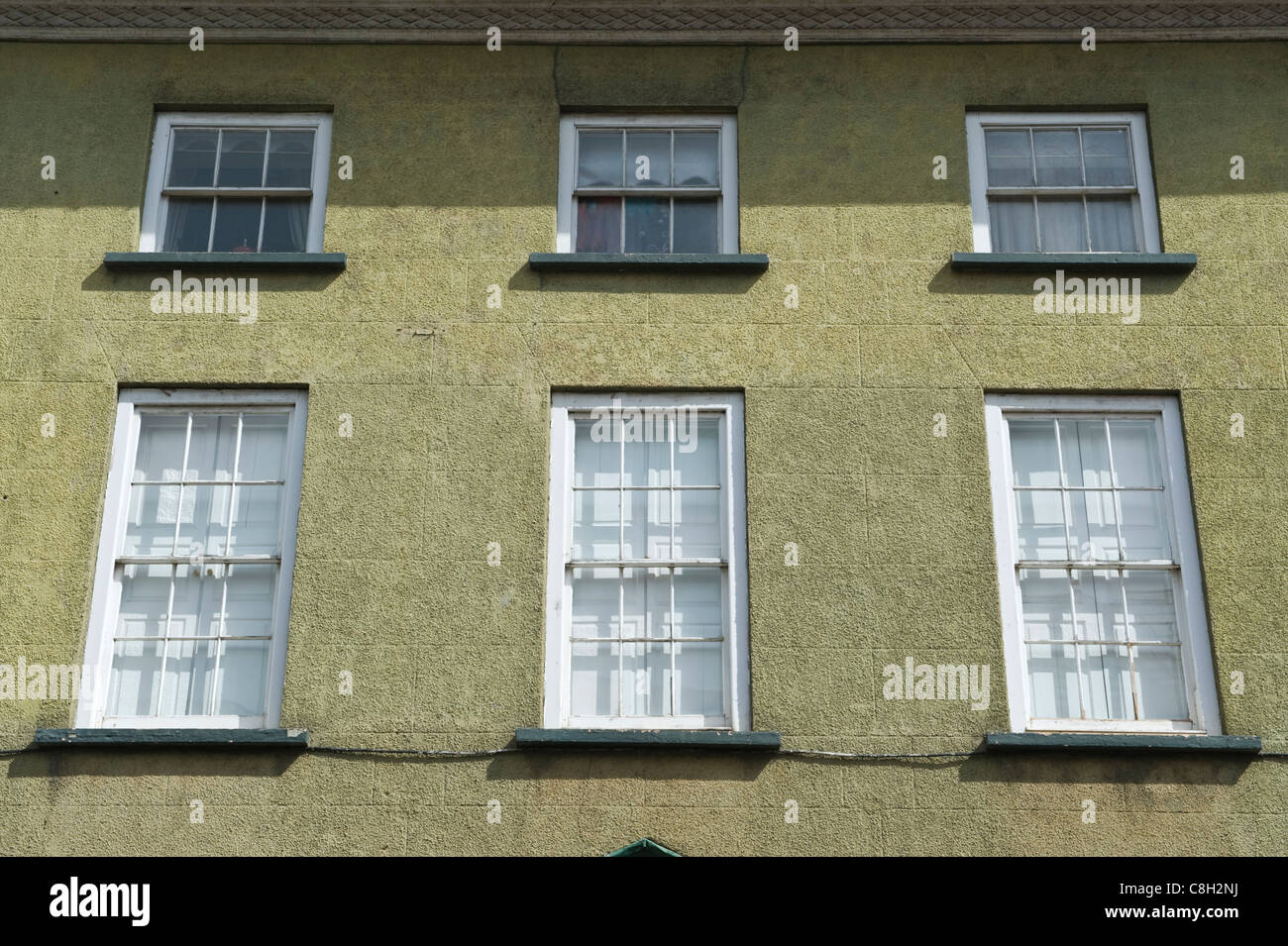 Sash windows of period Georgian house Stock Photo - Alamy