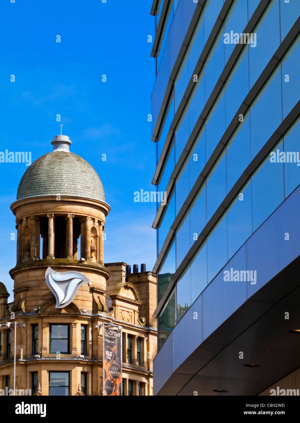 The Triangle Shopping Centre in Manchester England UK in the former ...