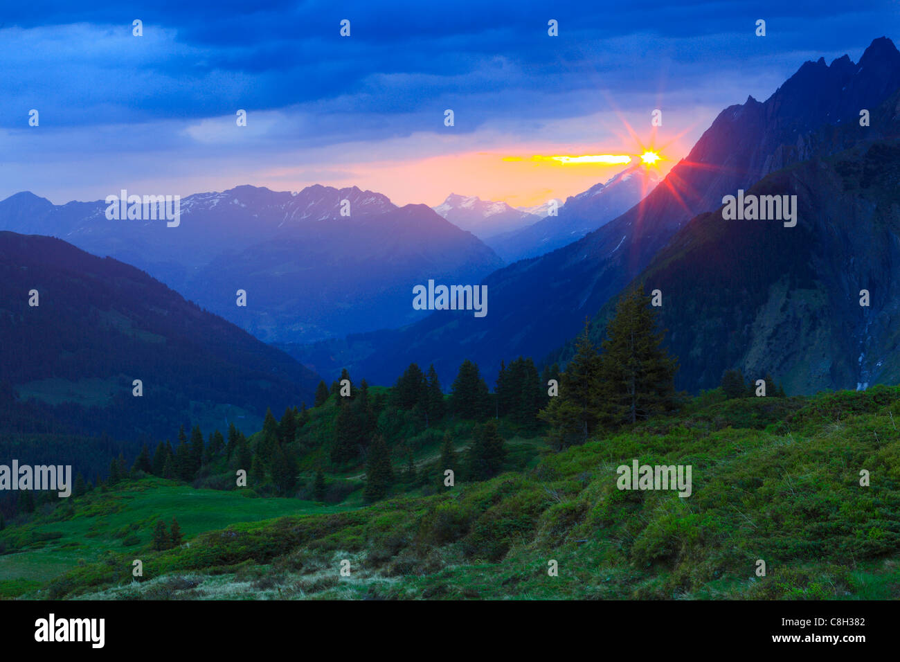 Alp, Alps, view, mountain, mountains, mountain massif, Bern, Bernese ...