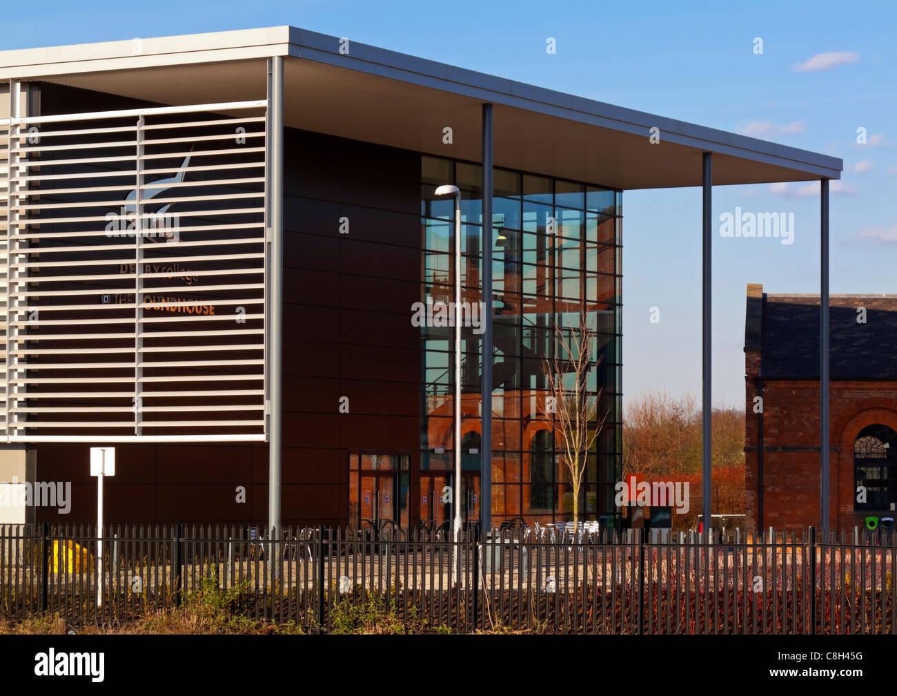 The Roundhouse at Derby College Derbyshire UK opened in 2009 using ...