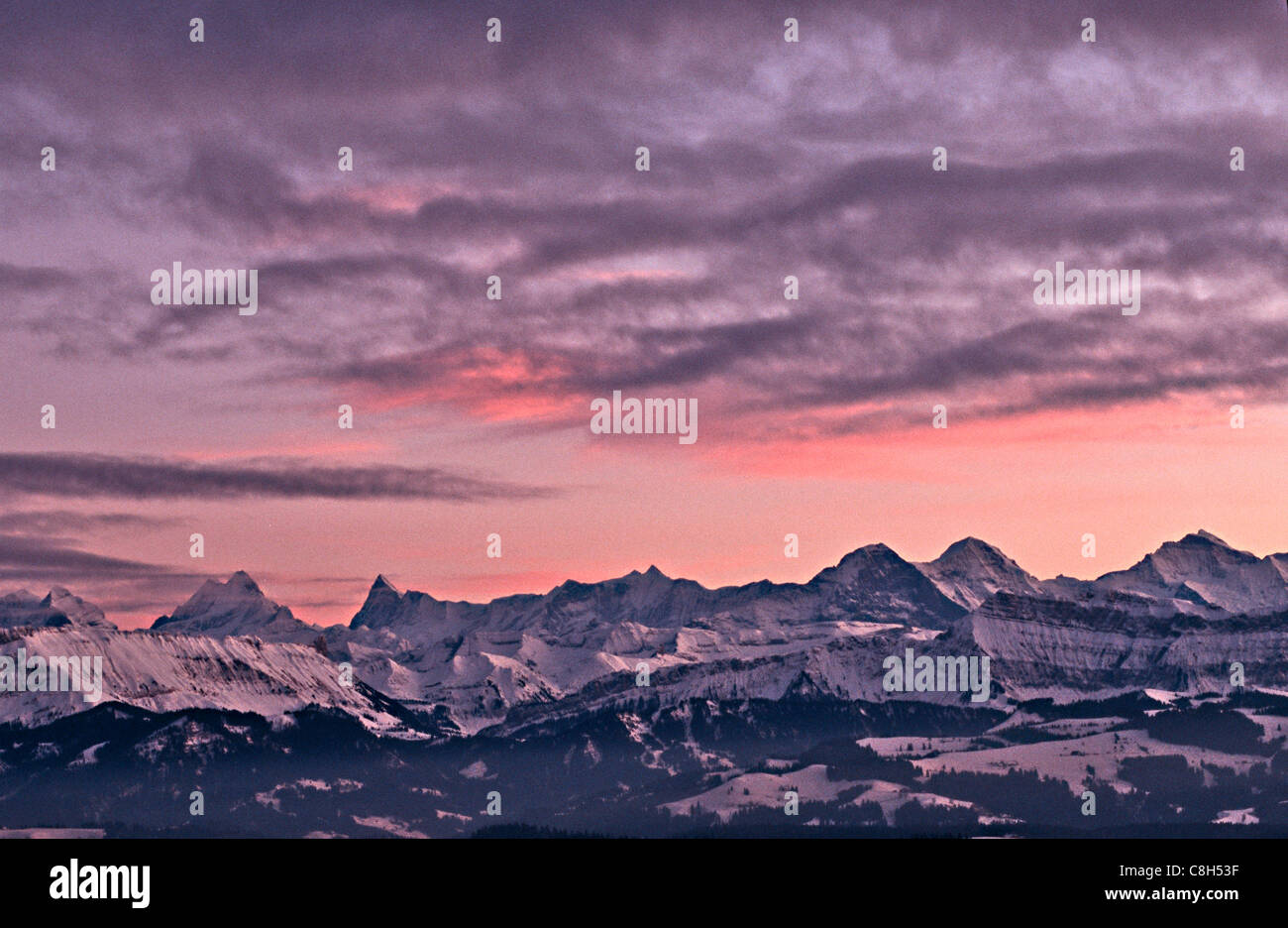 Lüderenalp, Switzerland, canton Bern, Bernese Alps, High Alps, mountain ...