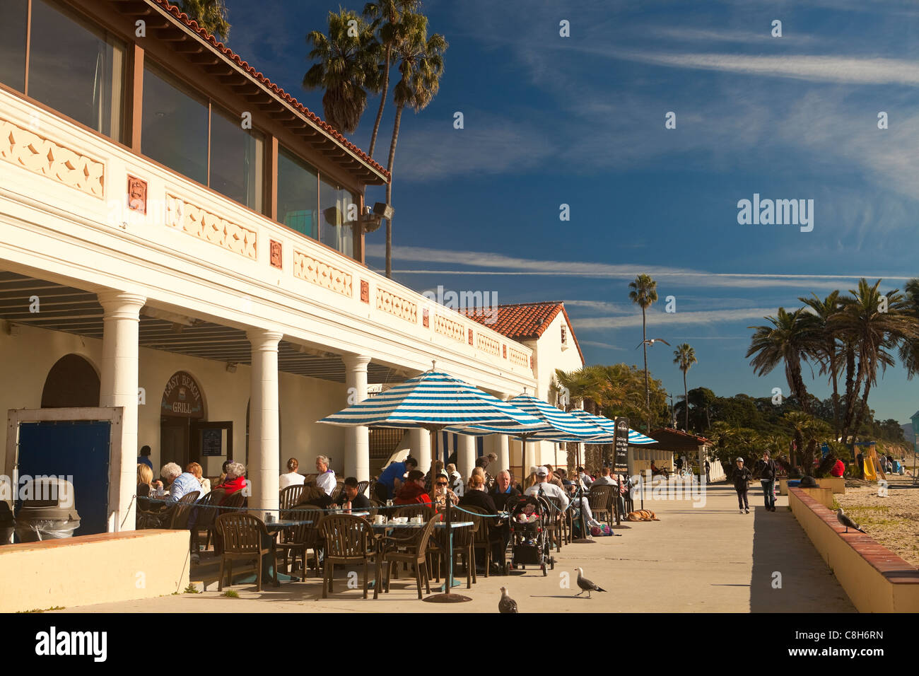 East Beach Grill, Santa Barbara, California, United States of America ...