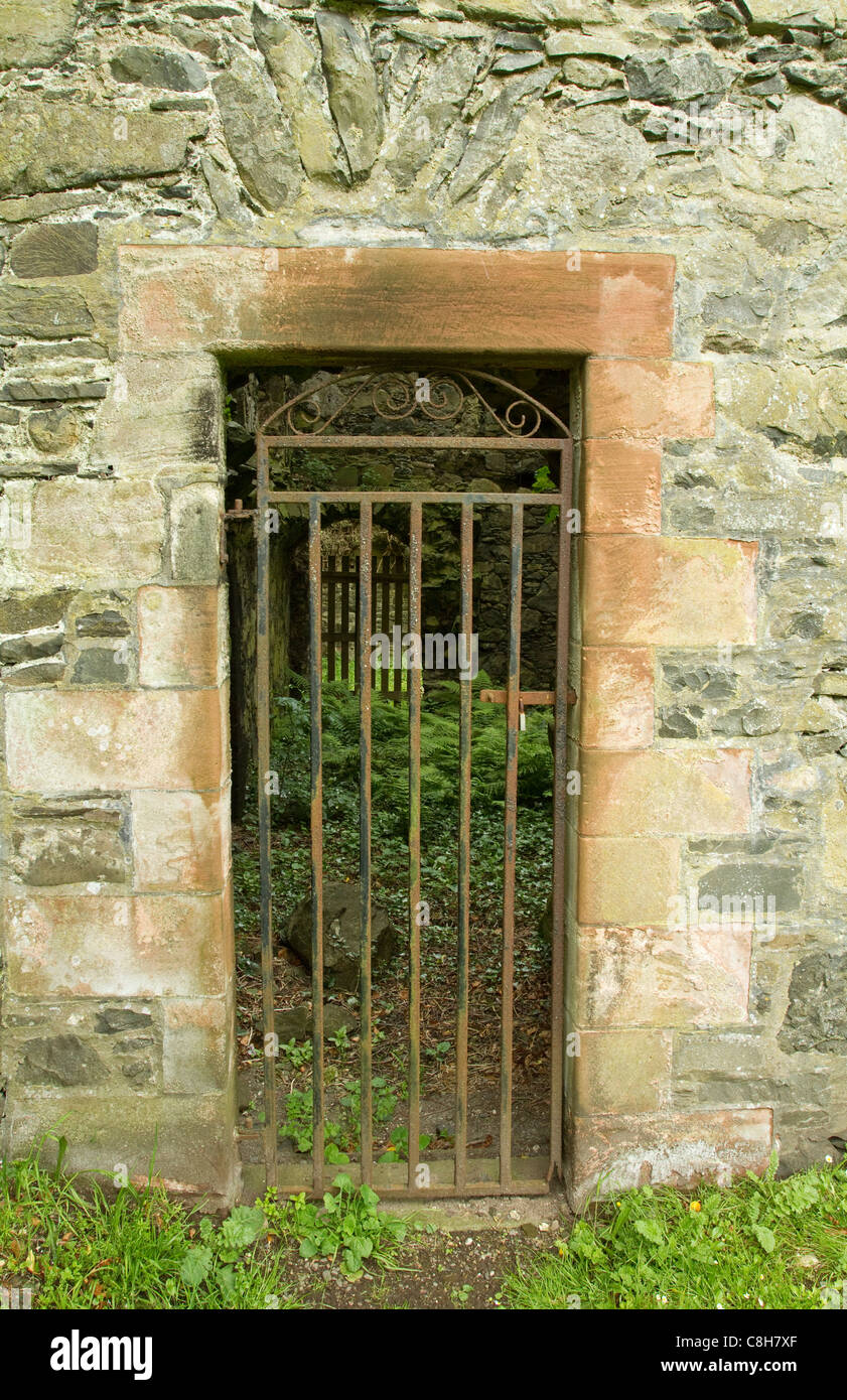 Castle Kennedy gate Stock Photo - Alamy