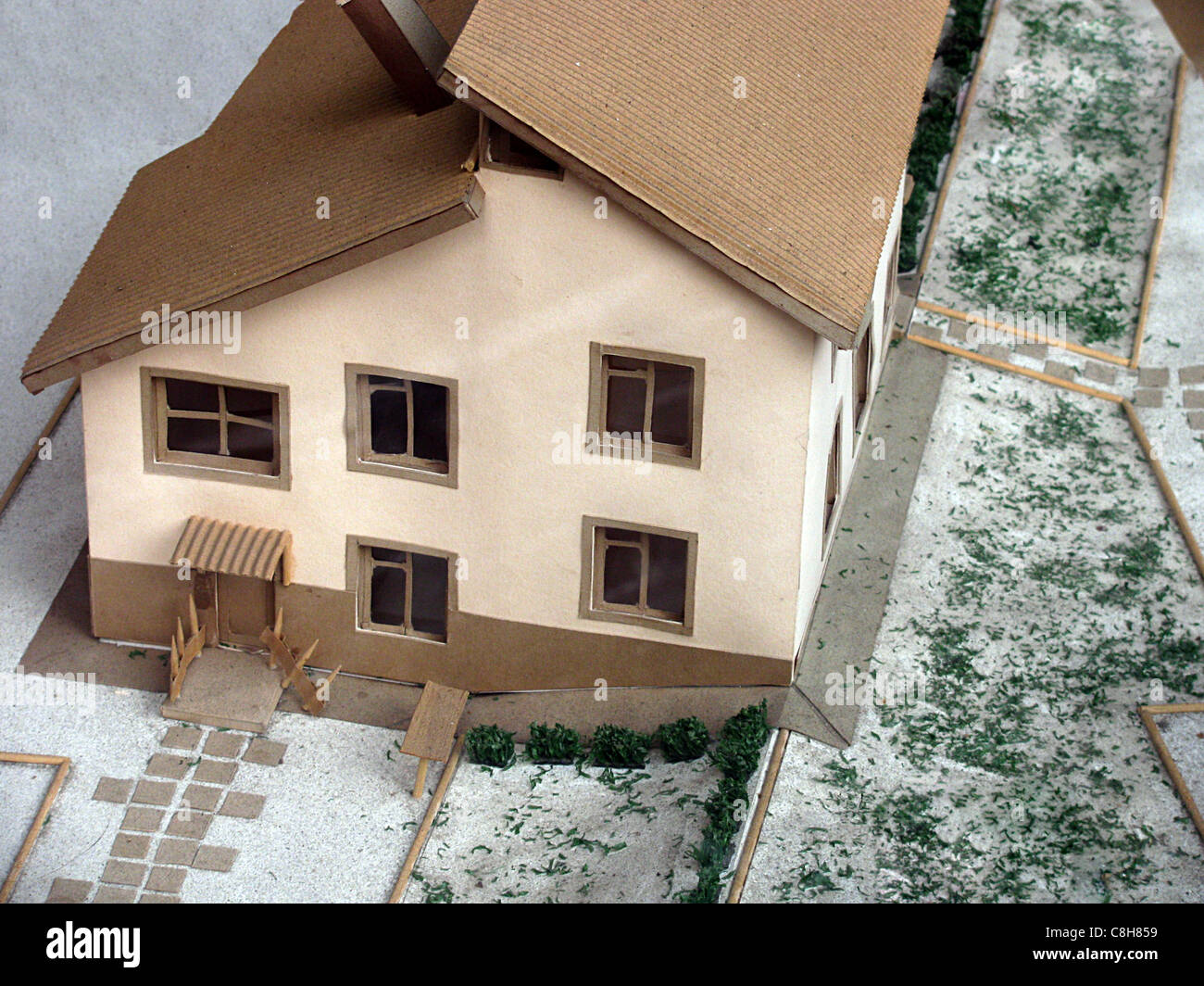 Cardboard model hi-res stock photography and images - Alamy