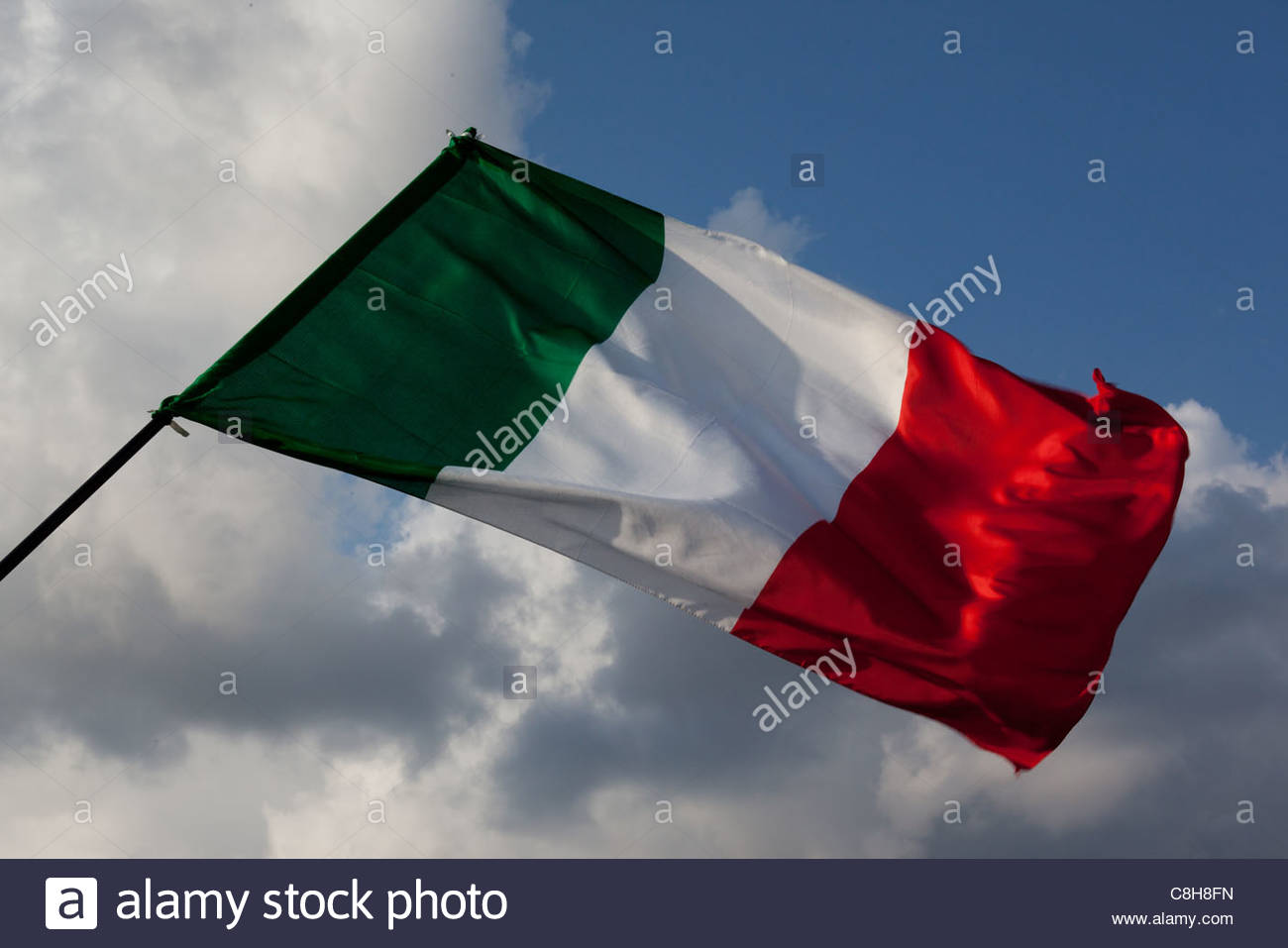 Dramatic flag hi-res stock photography and images - Alamy