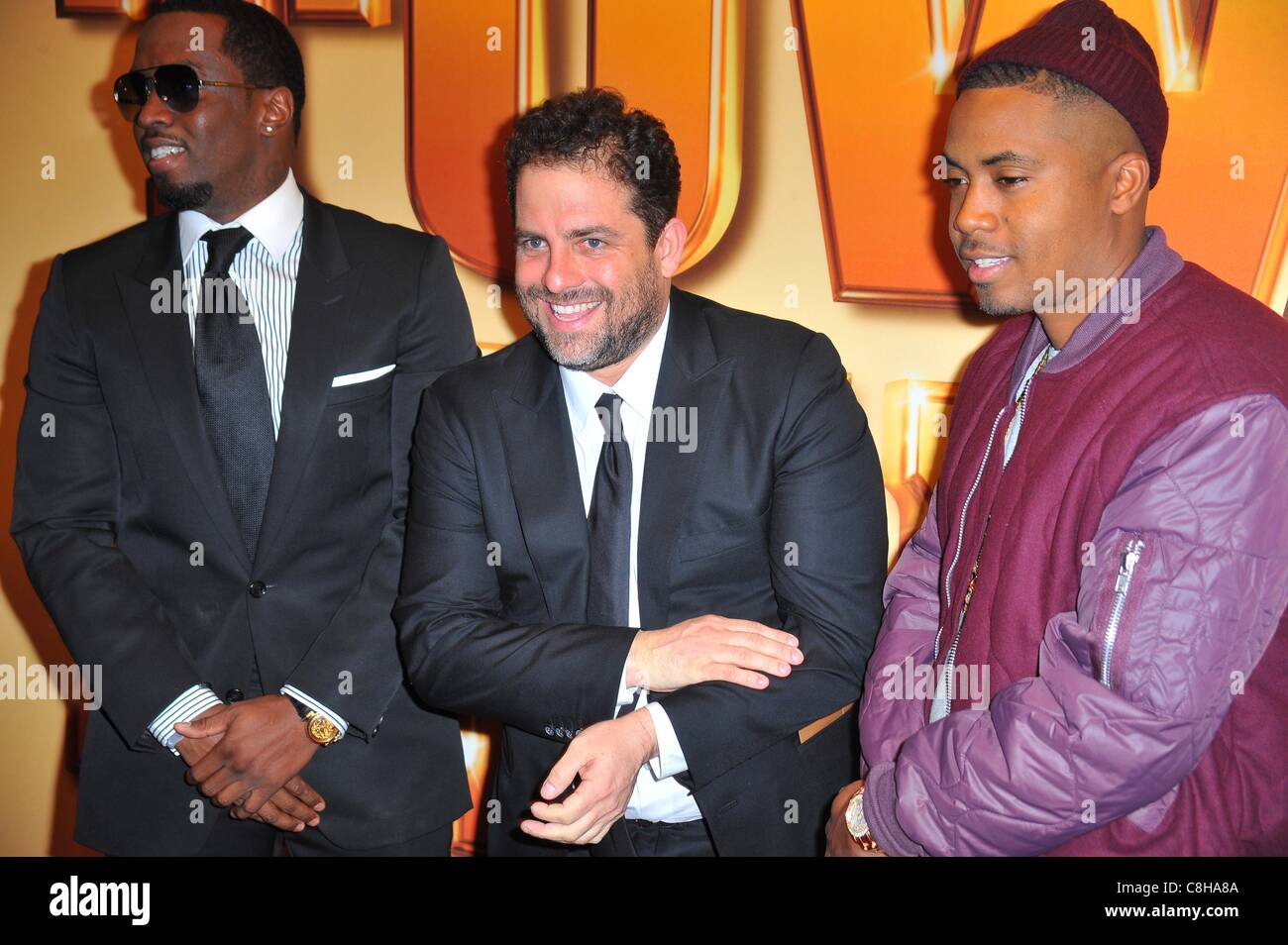 Sean 'Diddy' Combs, Bret Ratner, Nas at arrivals for TOWER HEIST ...