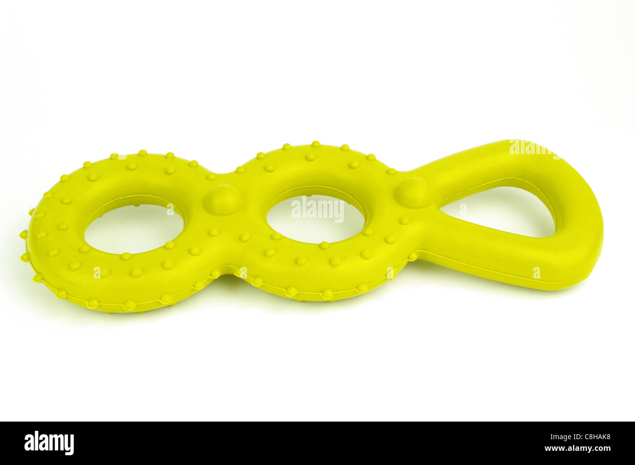yellow rubber dog toy Stock Photo - Alamy