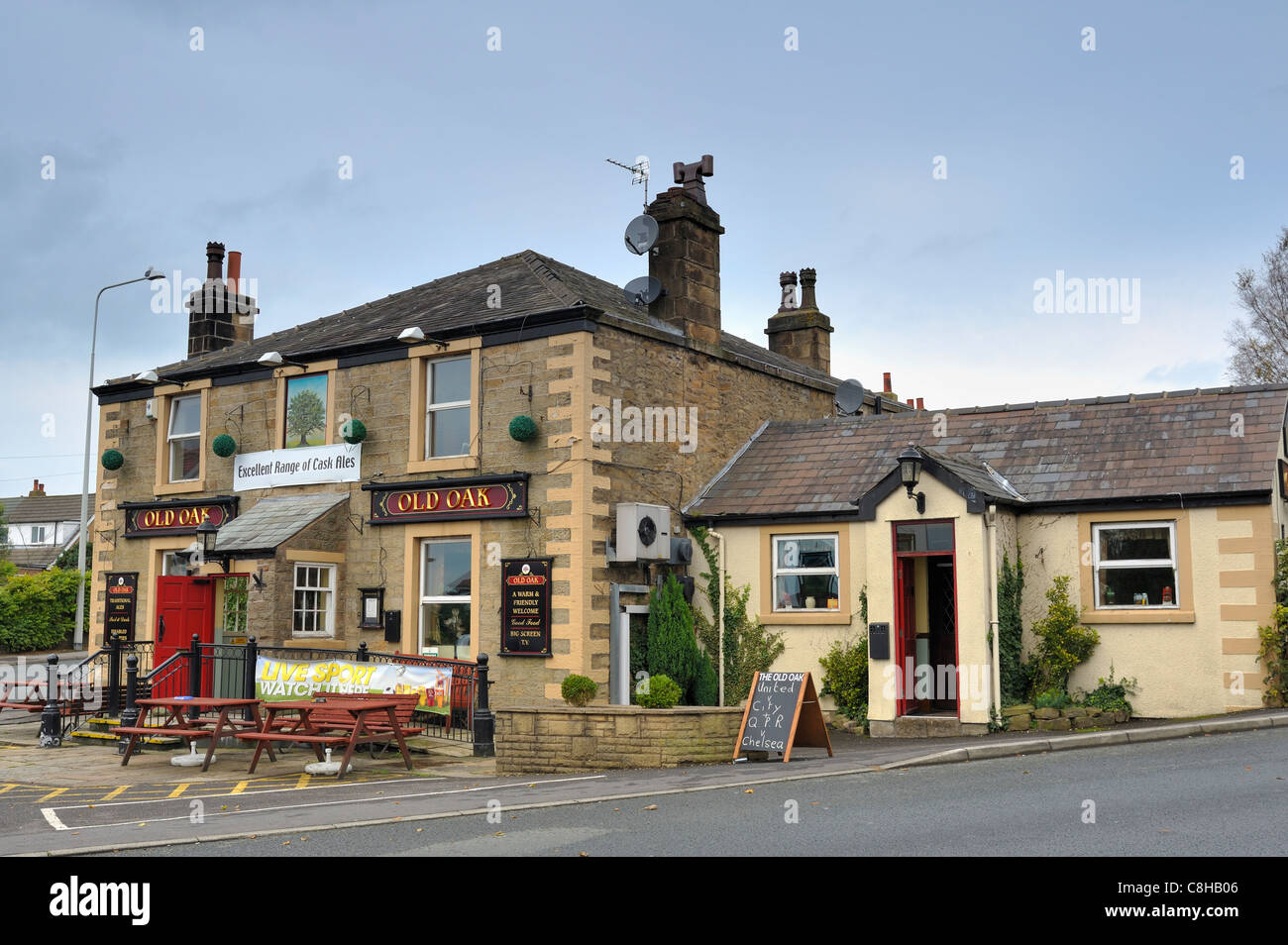 The Old Oak, Longridge Stock Photo - Alamy
