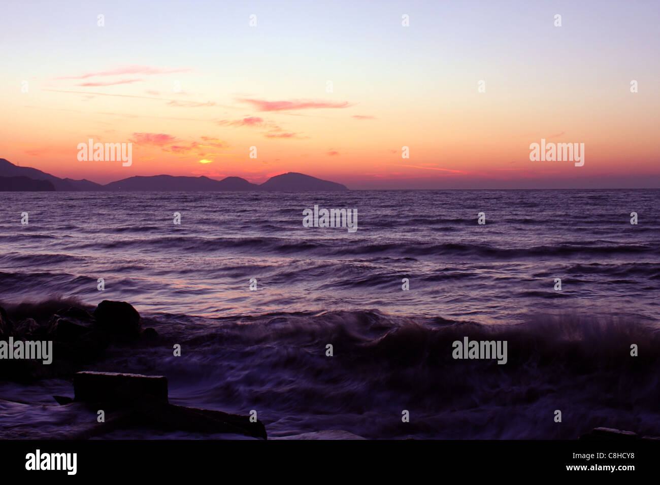 sea at daybreak Stock Photo - Alamy