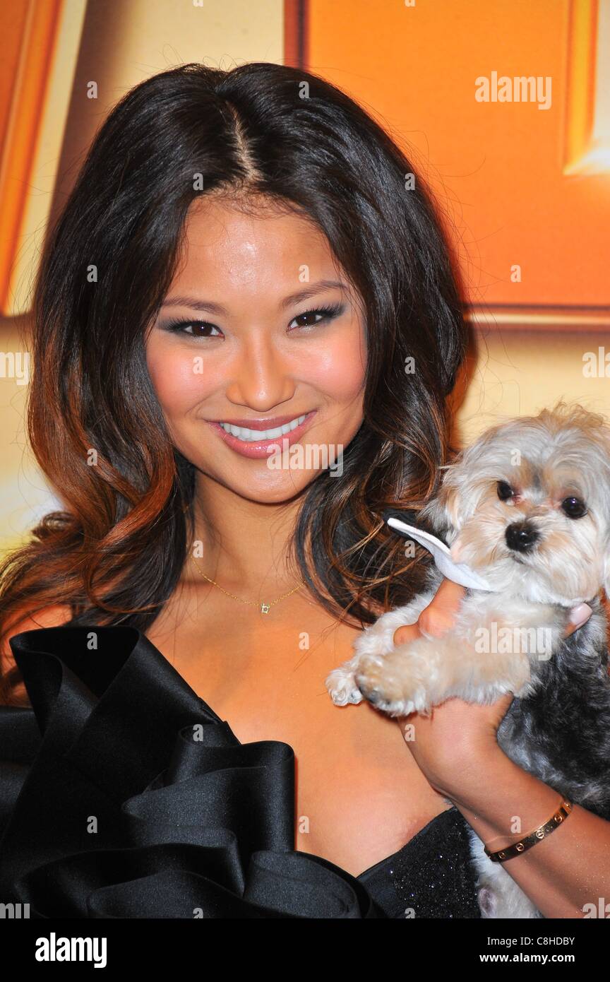 Anna Park, Lucky at arrivals for TOWER HEIST Premiere, The Ziegfeld ...