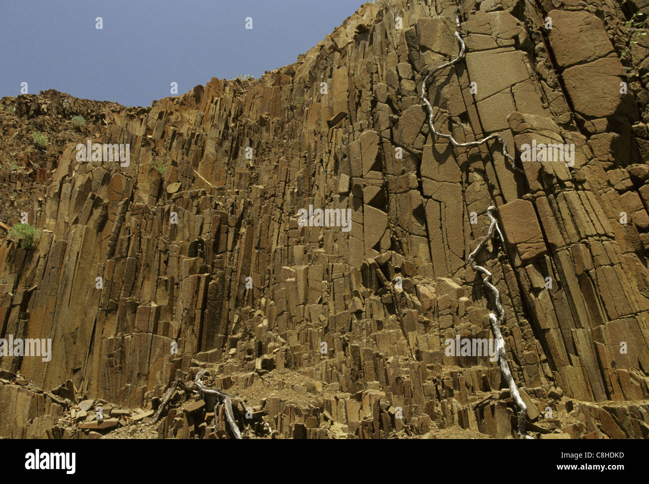 Organ Pipes, Dolerite Basalt, Twyfelfontein, Damaraland, Namibia ...