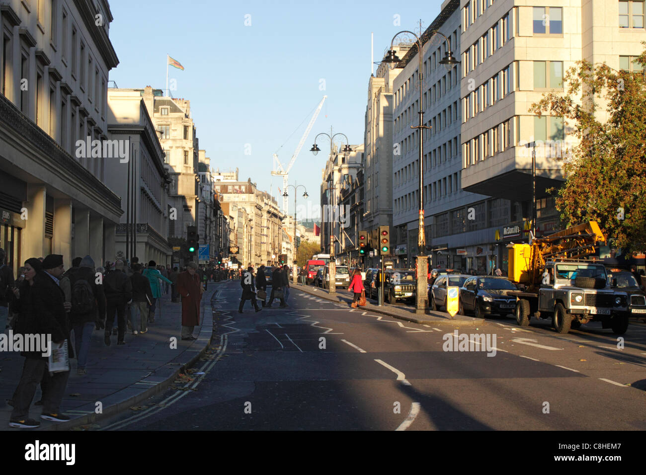 The Strand London Autumn 2010 Stock Photo - Alamy