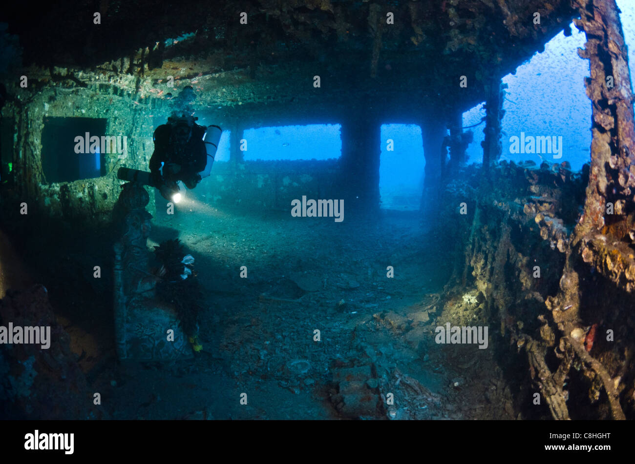 Wreck of Haven, Amoco Milford Haven tanker, Arenzano, Liguria, Italy ...
