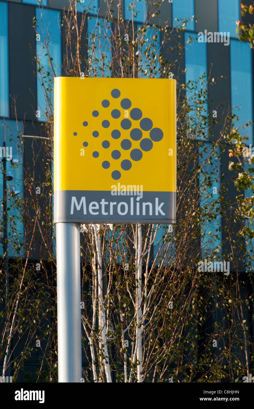 Manchester metrolink sign hi-res stock photography and images - Alamy