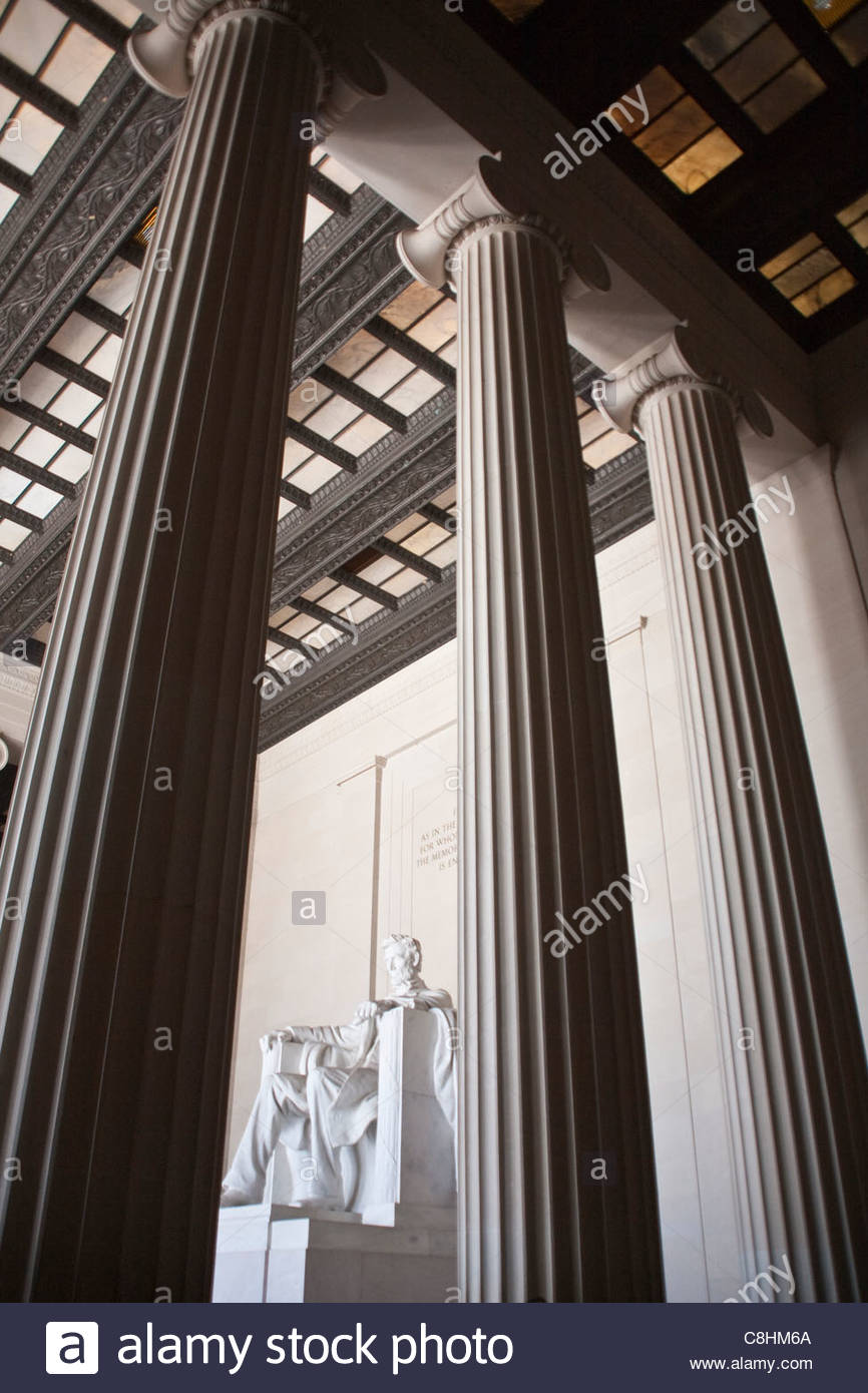 Abraham Lincoln Memorial Close Up Stock Photos & Abraham Lincoln ...