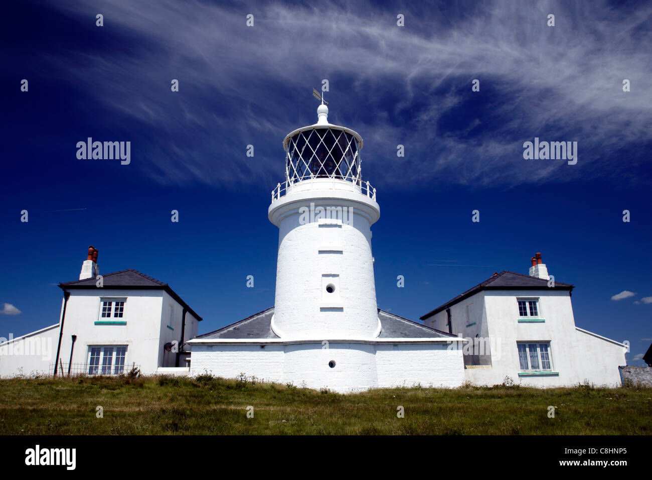 Holy island lighthouse hi-res stock photography and images - Alamy