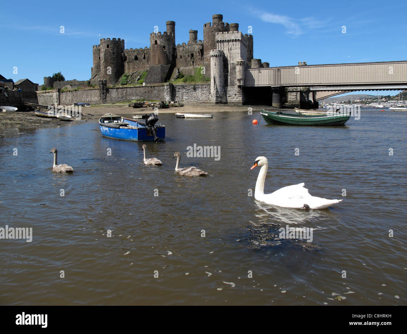 Conwy across estuary hi-res stock photography and images - Alamy