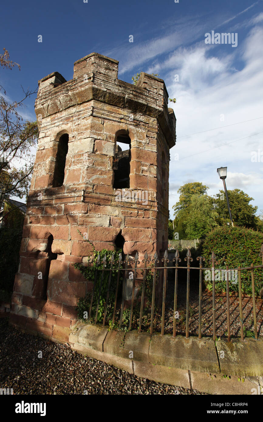 Town of Dingwall, Scotland. The 1825 Castle Doocot is believed to be ...