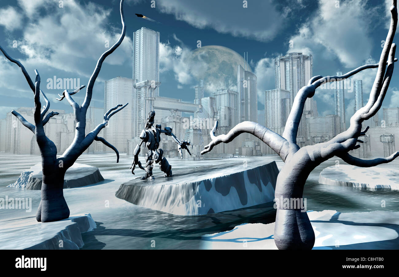 Futuristic Ice Cities