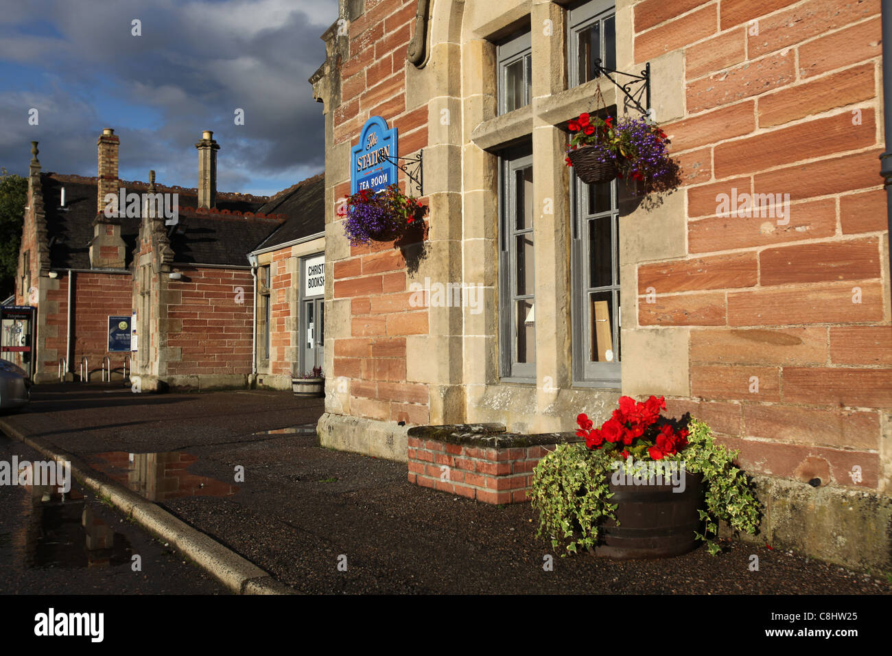 Town of Dingwall, Scotland. The late 19th century Murdoch Patterson ...