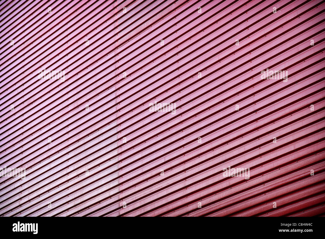 Red fabricated building Stock Photo - Alamy
