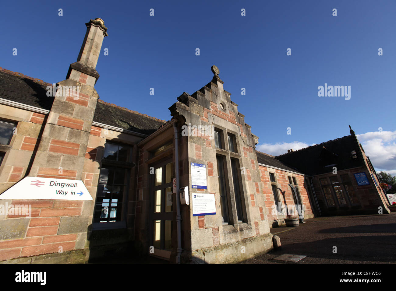 Town of Dingwall, Scotland. The late 19th century Murdoch Patterson ...