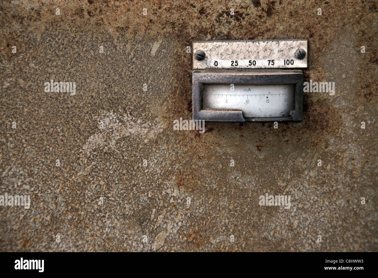 Old mA meter Stock Photo - Alamy