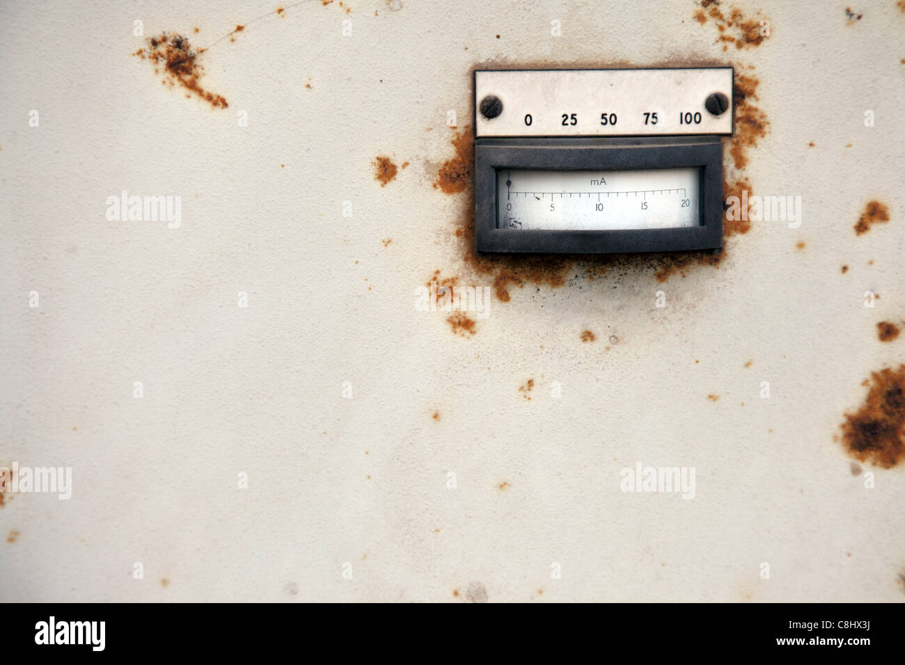 Old mA meter Stock Photo - Alamy