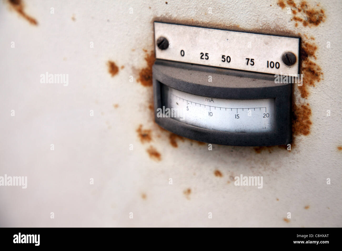 Old mA meter Stock Photo - Alamy
