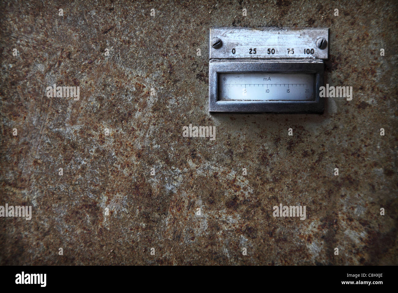Old mA meter Stock Photo - Alamy