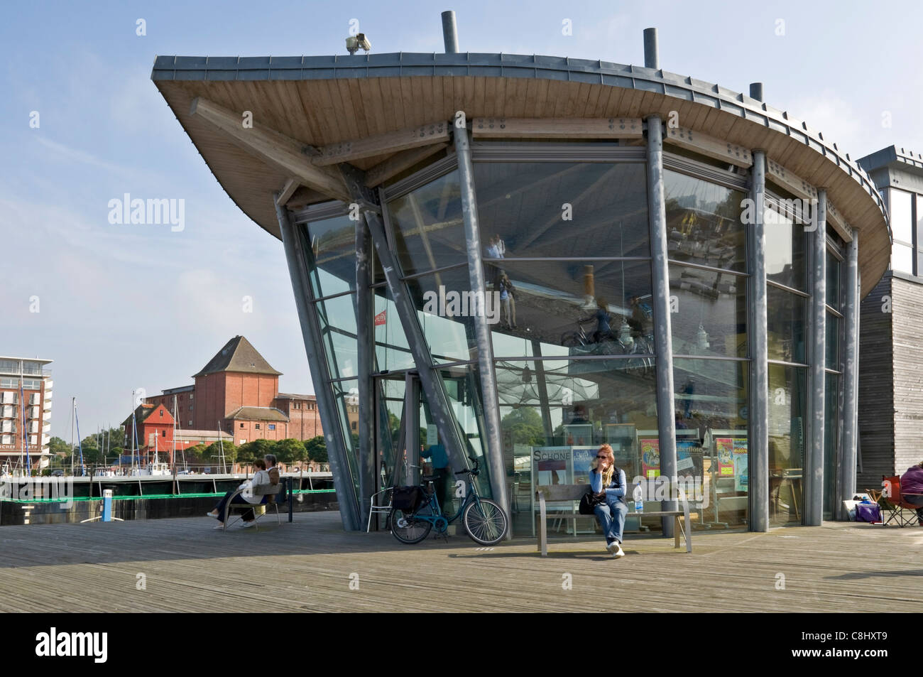 Barth harbour mecklenburg western pomerania germany hi-res stock ...